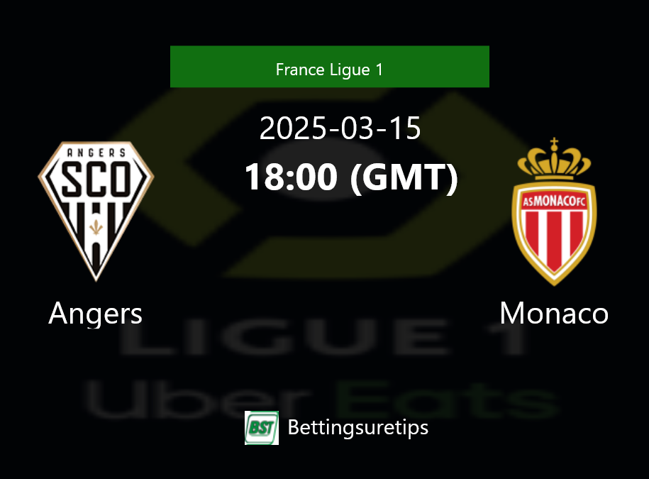 Angers vs Monaco's Prediction and Betting Tips - 15th March 2025