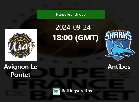 Avignon Le Pontet vs Antibes Prediction and Pick - France French Cup