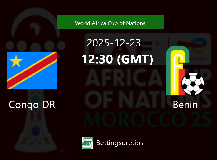 Congo DR vs Benin's Prediction and Betting Tips - 23rd December 2025