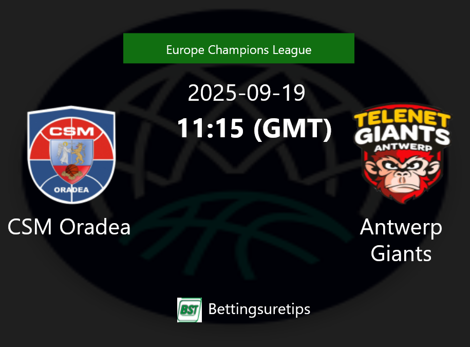 CSM Oradea vs Antwerp Giants Prediction and Pick - Europe Champions League