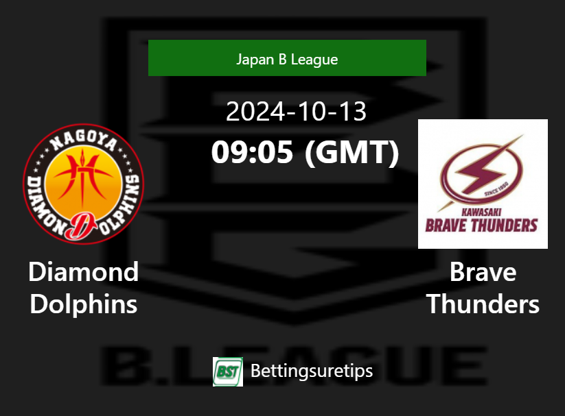 Diamond Dolphins vs Brave Thunders Prediction and Pick - Japan B League