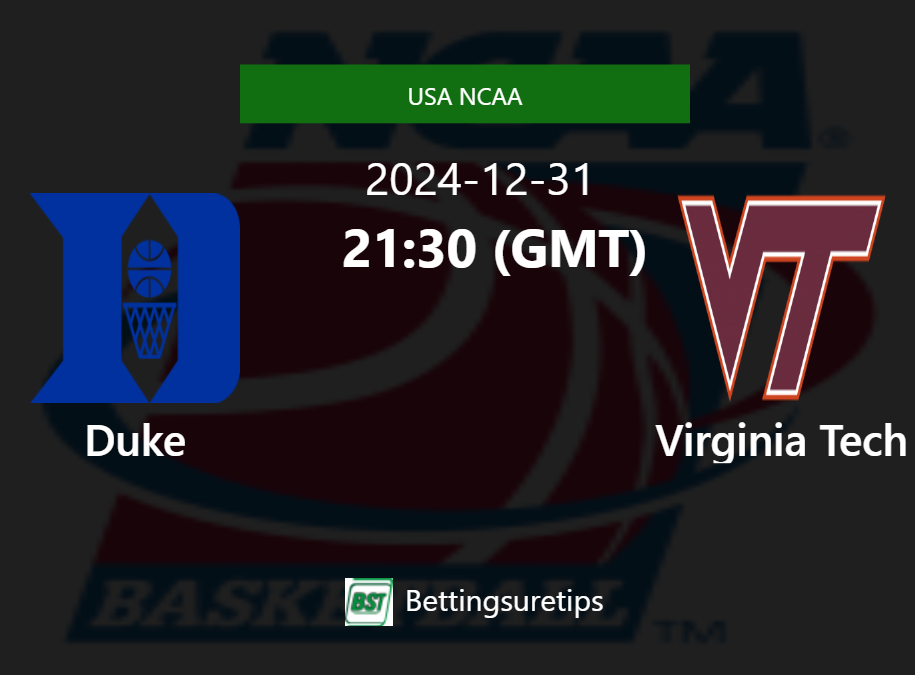 Duke vs Virginia Tech Prediction and Pick - USA NCAA