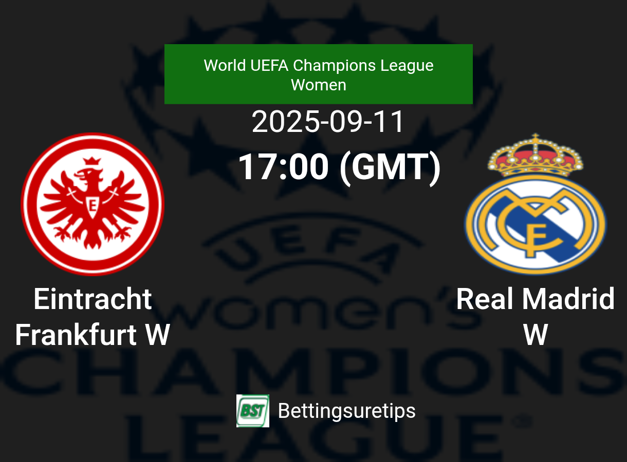 Eintracht Frankfurt W vs Real Madrid W's Prediction and Betting Tips - 11th Se
