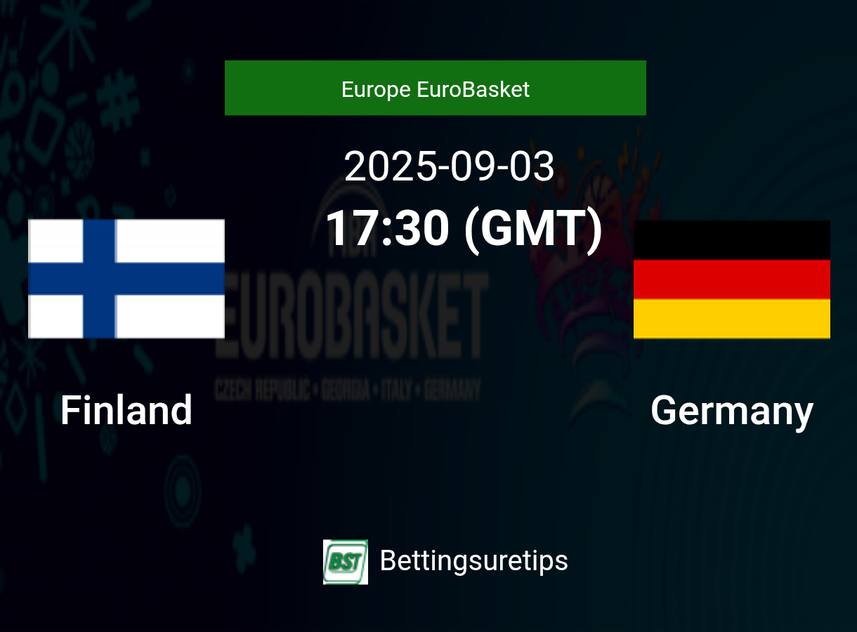 Finland vs Germany Prediction and Pick - Europe EuroBasket