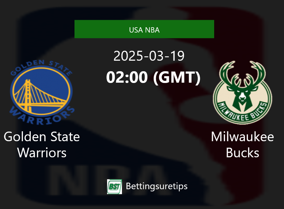 Golden State Warriors vs Milwaukee Bucks Prediction and Pick - USA NBA