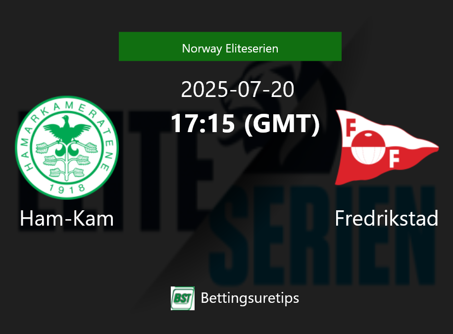 Ham-Kam vs Fredrikstad's Prediction and Betting Tips - 20th July 2025