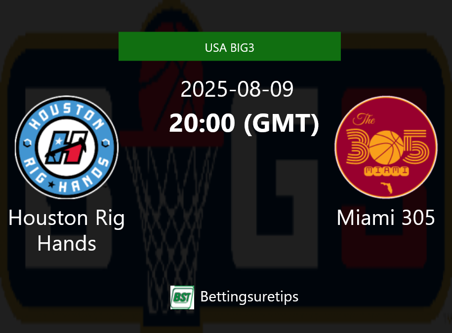 Houston Rig Hands vs Miami 305 Prediction and Pick - USA BIG3