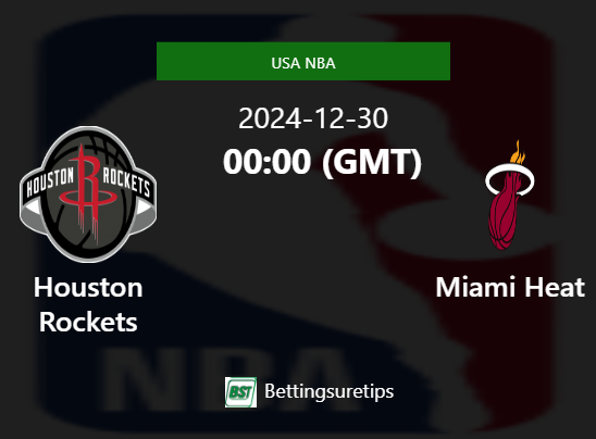 Houston Rockets vs Miami Heat Prediction and Pick - USA NBA