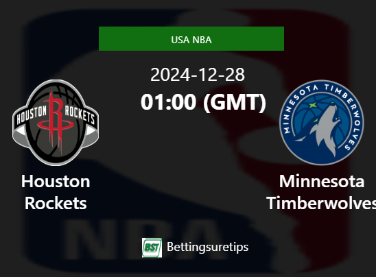 Houston Rockets vs Minnesota Timberwolves Prediction and Pick - USA NBA