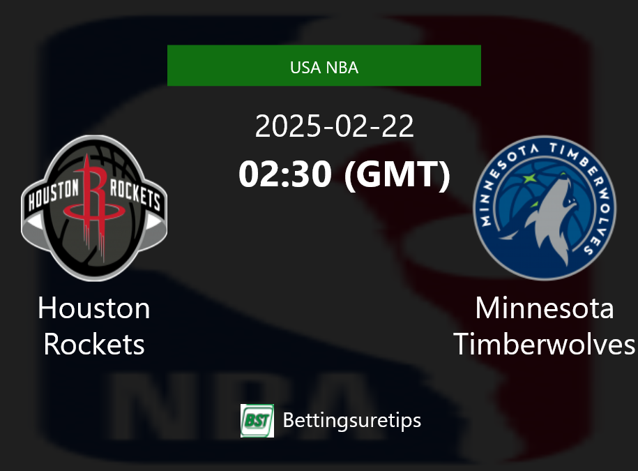 Houston Rockets vs Minnesota Timberwolves Prediction and Pick - USA NBA