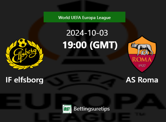 IF elfsborg vs AS Roma's Prediction and Betting Tips - 3rd October 2024