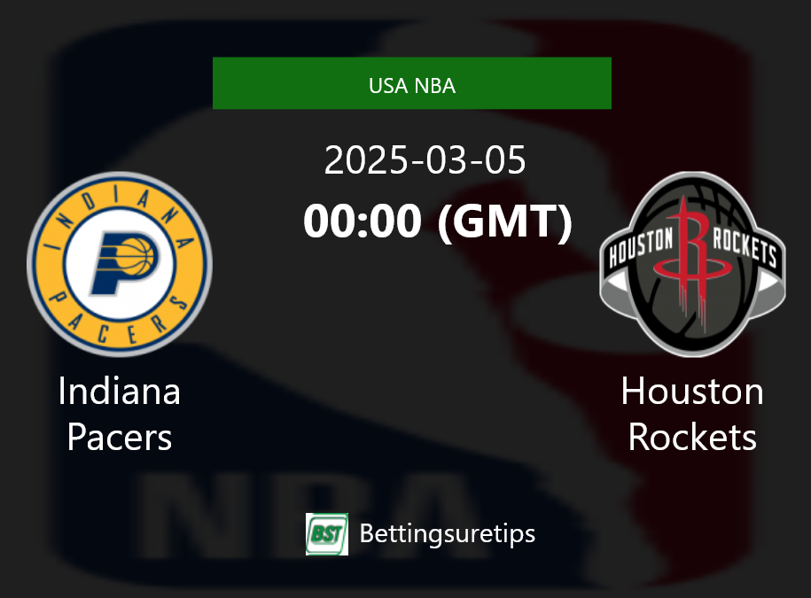 Indiana Pacers vs Houston Rockets Prediction and Pick - USA NBA