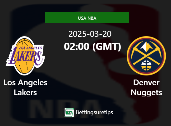 Los Angeles Lakers vs Denver Nuggets Prediction and Pick - USA NBA