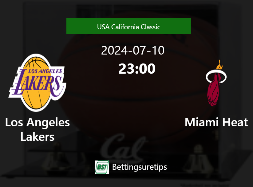 Los Angeles Lakers vs Miami Heat Prediction and Pick - USA California ...