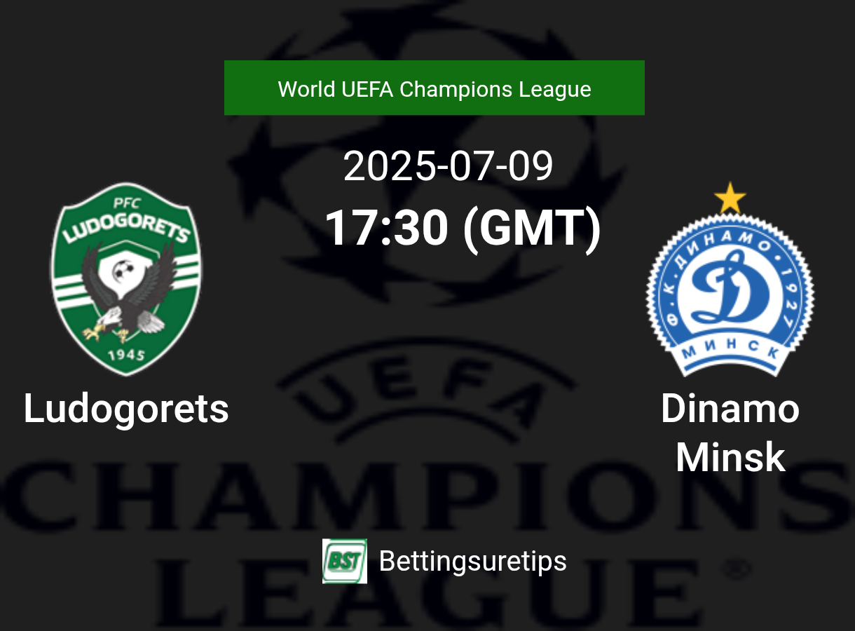 Ludogorets vs Dinamo Minsk's Prediction and Betting Tips - 9th July 2025