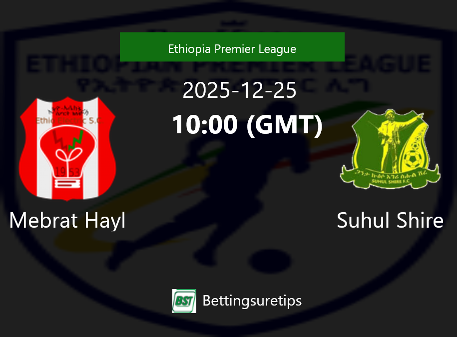 Mebrat Hayl vs Suhul Shire's Prediction and Betting Tips - 25th ...