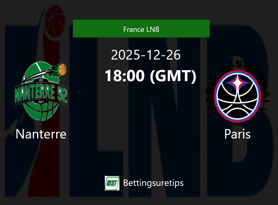 Nanterre vs Paris Prediction and Pick - France LNB