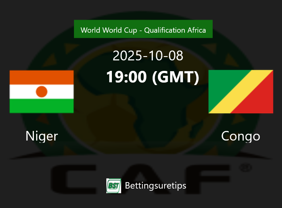 Niger vs Congo's Prediction and Betting Tips - 8th October 2025