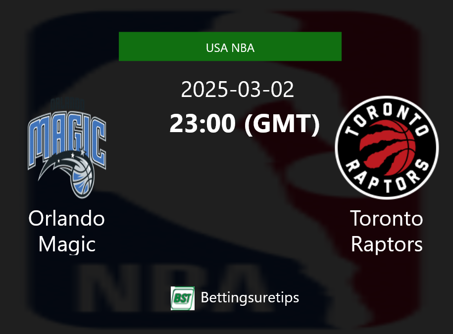 Orlando Magic vs Toronto Raptors Prediction and Pick - USA NBA
