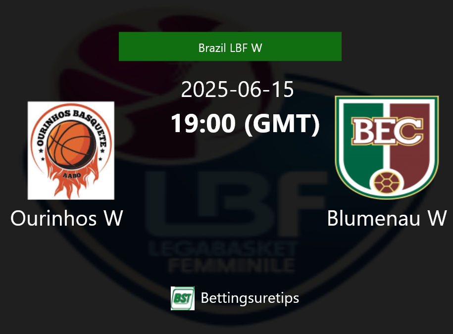 Ourinhos W vs Blumenau W Prediction and Pick - Brazil LBF W