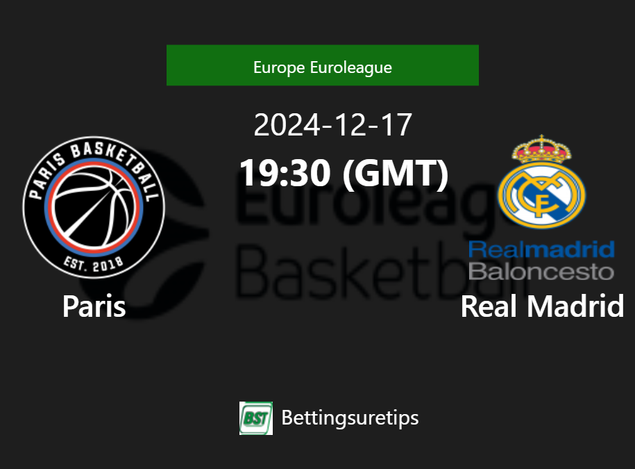 Paris vs Real Madrid Prediction and Pick - Europe Euroleague