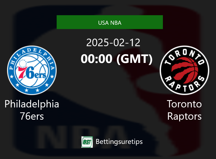 Philadelphia 76ers vs Toronto Raptors Prediction and Pick - USA NBA