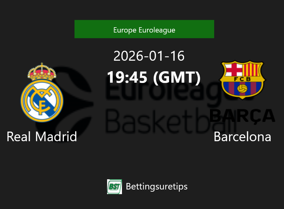 Real Madrid vs Barcelona Prediction and Pick - Europe Euroleague
