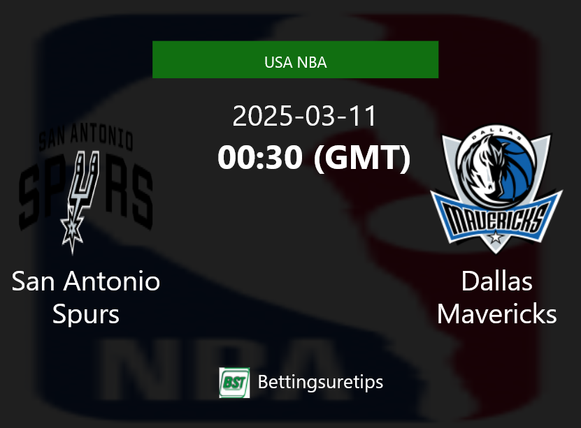 San Antonio Spurs vs Dallas Mavericks Prediction and Pick - USA NBA