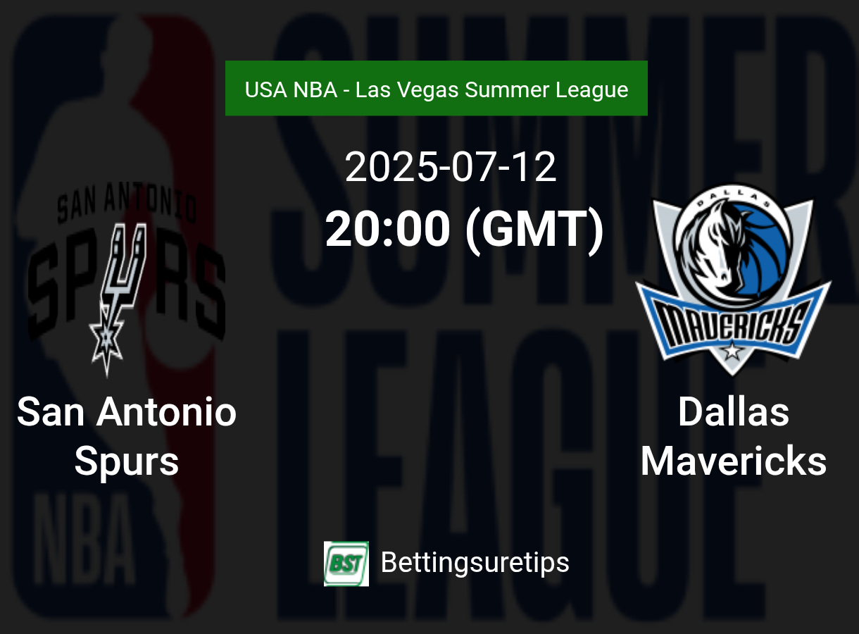 San Antonio Spurs vs Dallas Mavericks Prediction and Pick - USA NBA ...