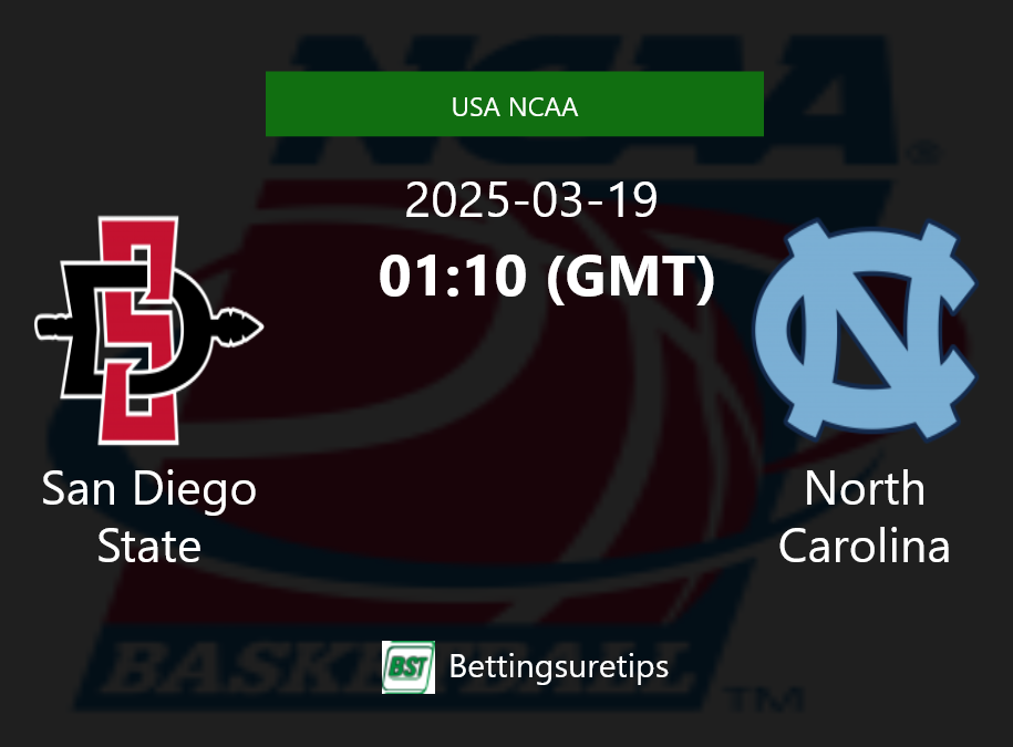 San Diego State vs North Carolina Prediction and Pick - USA NCAA