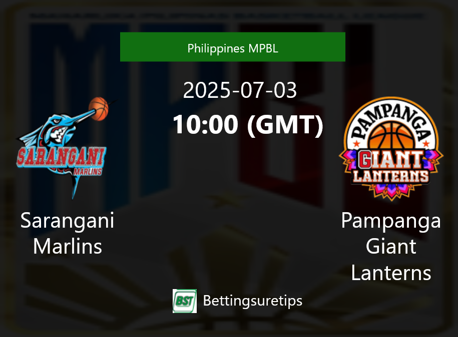 Sarangani Marlins vs Pampanga Giant Lanterns Prediction and Pick - Philippines MPBL