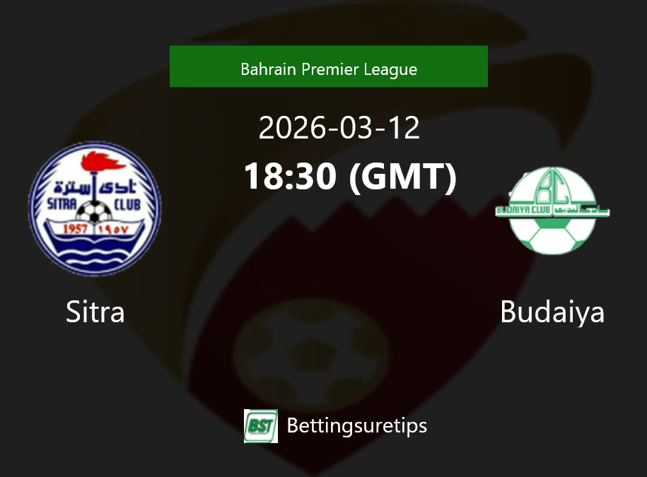 Sitra vs Budaiya's Prediction and Betting Tips - 12th March 2026