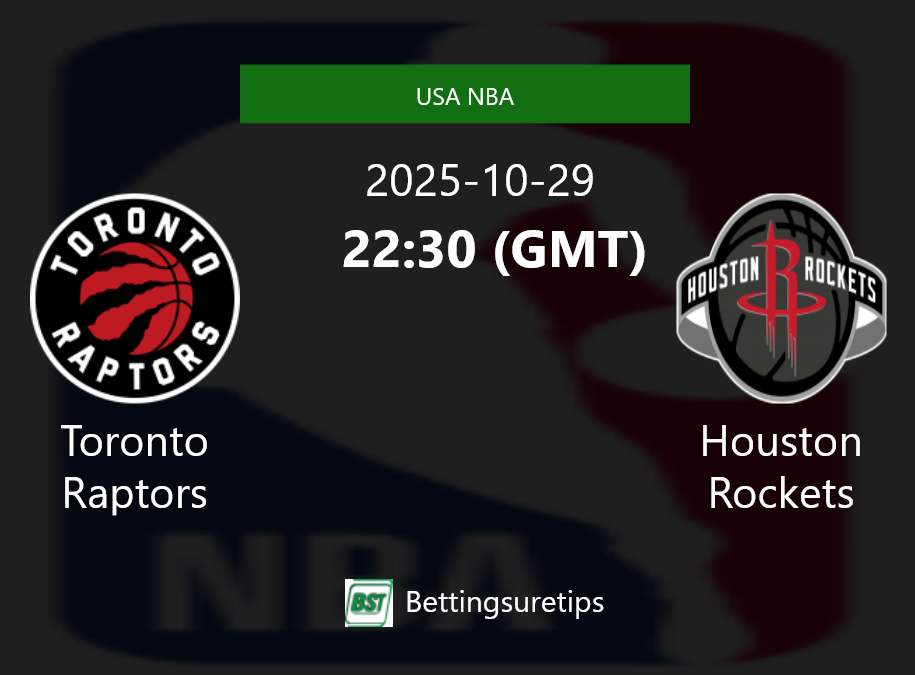 Toronto Raptors vs Houston Rockets Prediction and Pick - USA NBA