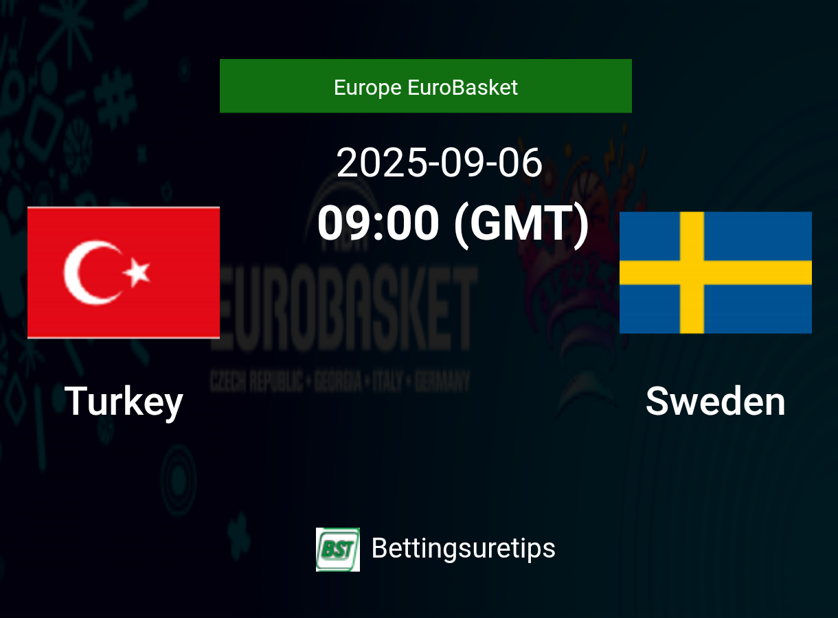 Turkey vs Sweden Prediction and Pick - Europe EuroBasket