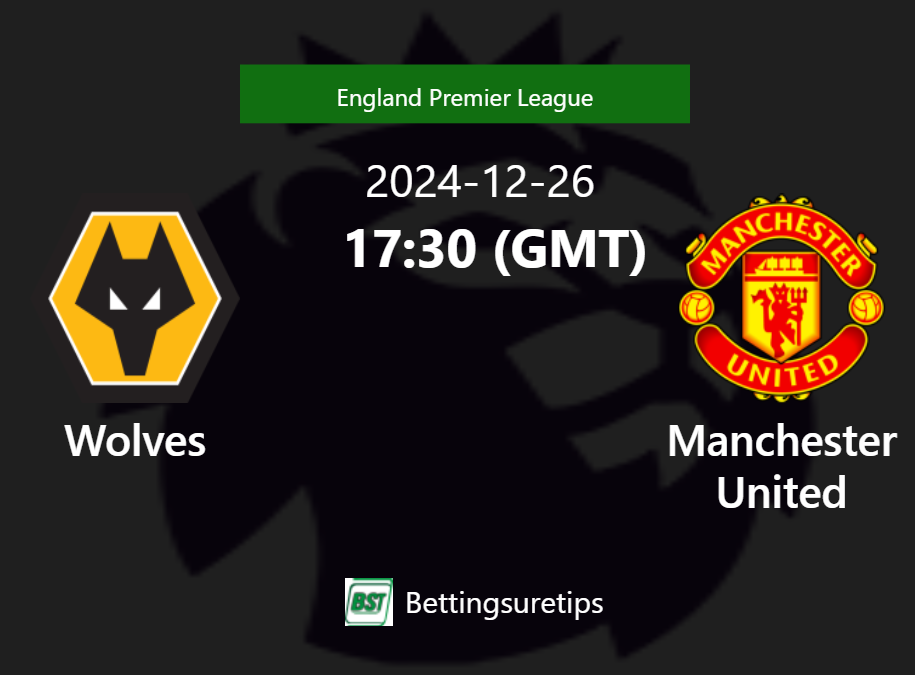 Wolves vs Manchester United's Prediction and Betting Tips - 26th ...